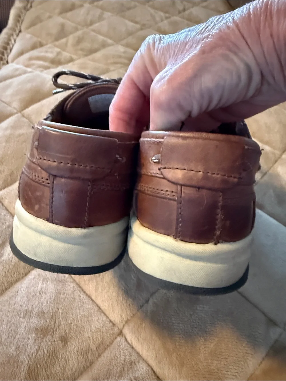 Sebago | Shoes | Sebago Brown Leather 2eye Boat Shoes For Men | Poshmark